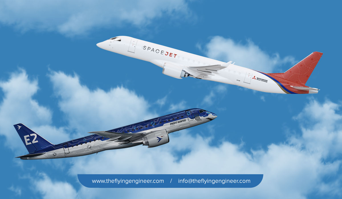 Embraer E190-E2 vs. Mitsubishi SpaceJet M90 Showdown