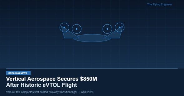 Vertical Aerospace Secures $850M Funding After Historic EVTOL Flight